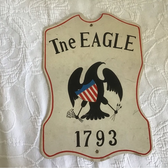 Wall Decor | Vintage The Eagle 1793 Wood Sign | Poshmark
